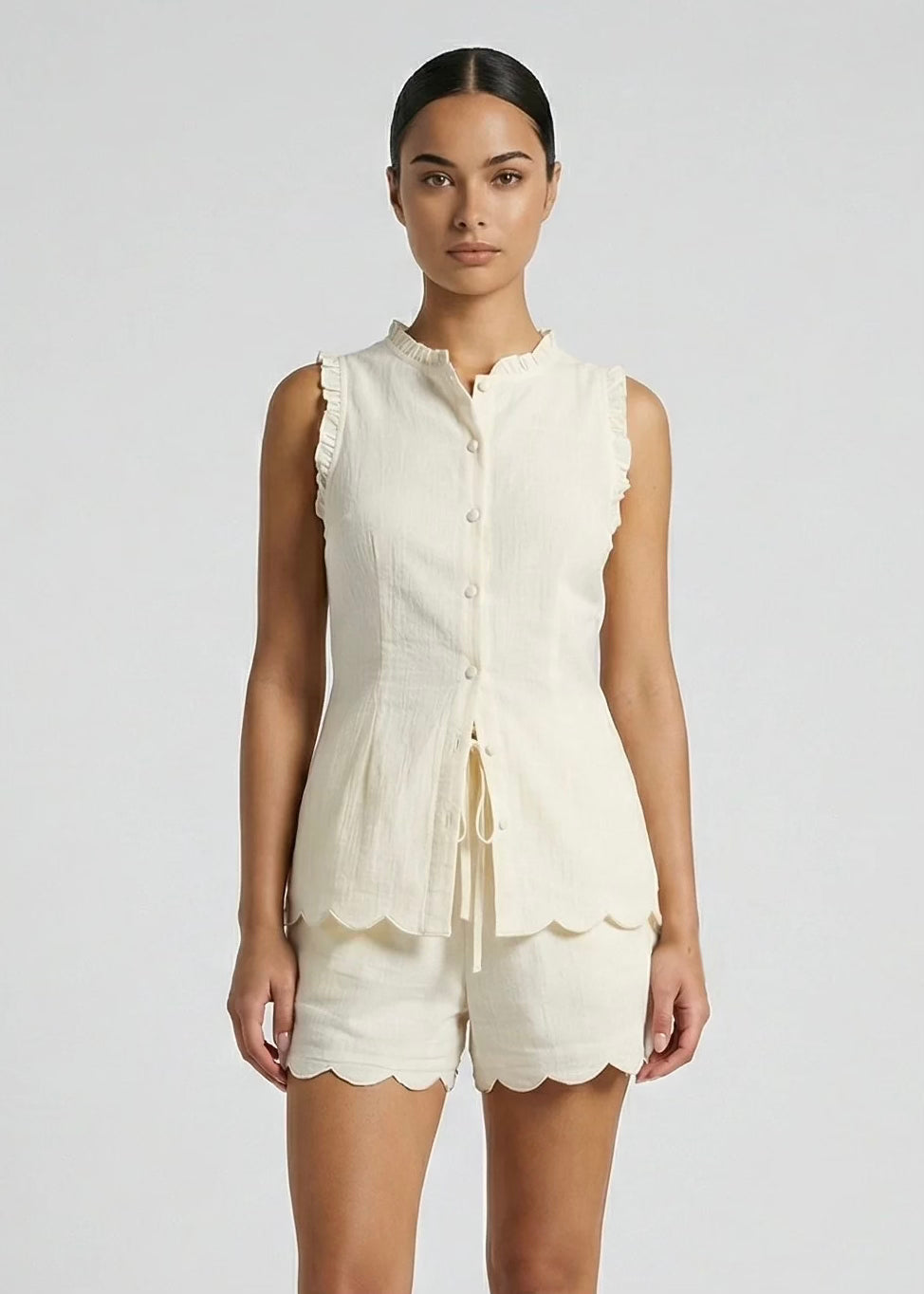 Novelle Short Set, Cream – HUNTED.